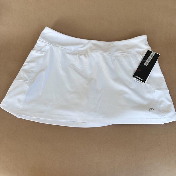 Head | Skirts | New Head White Athletic Tennis Skort Skirt Size Xl Side ...